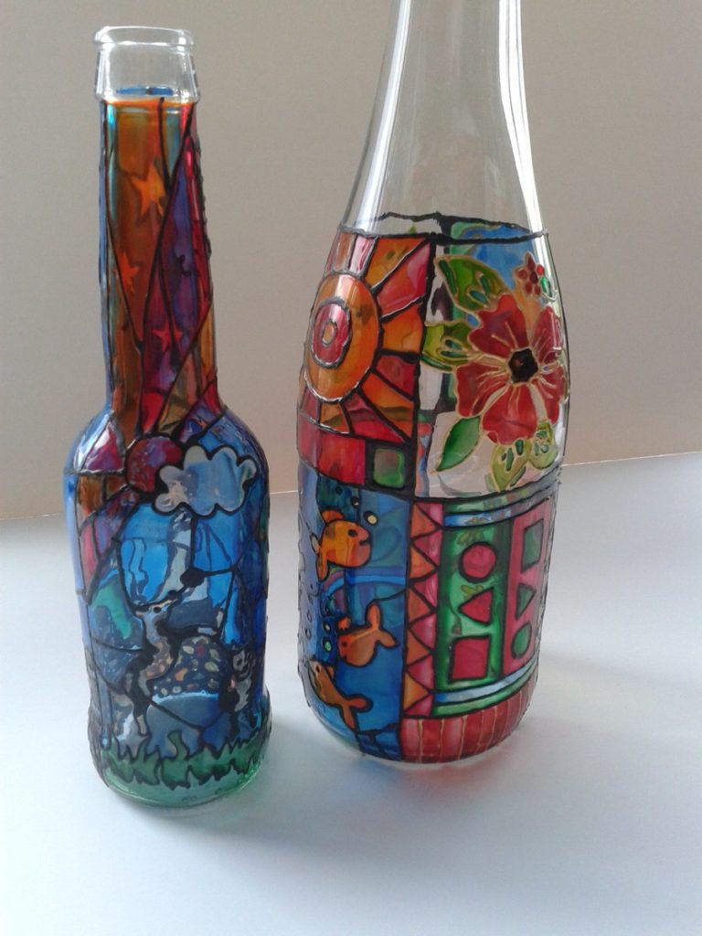 Glass Painting Craft Ideas to Enhance Your Glass Beauty - Live Enhanced