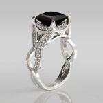 20 Unique Black Diamond Engagement Rings For Women - Live Enhanced