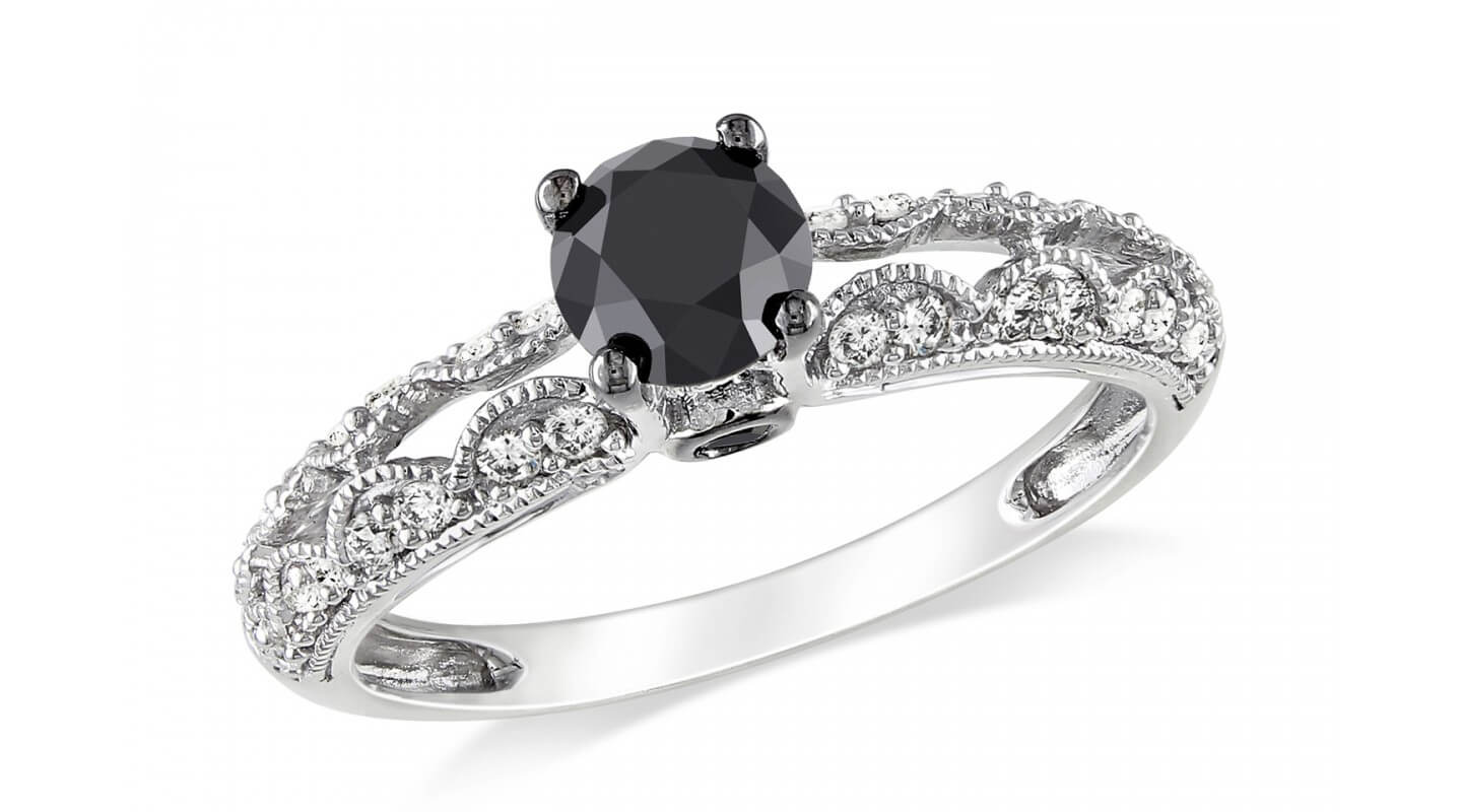 20 Unique Black Diamond Engagement Rings For Women - Live Enhanced