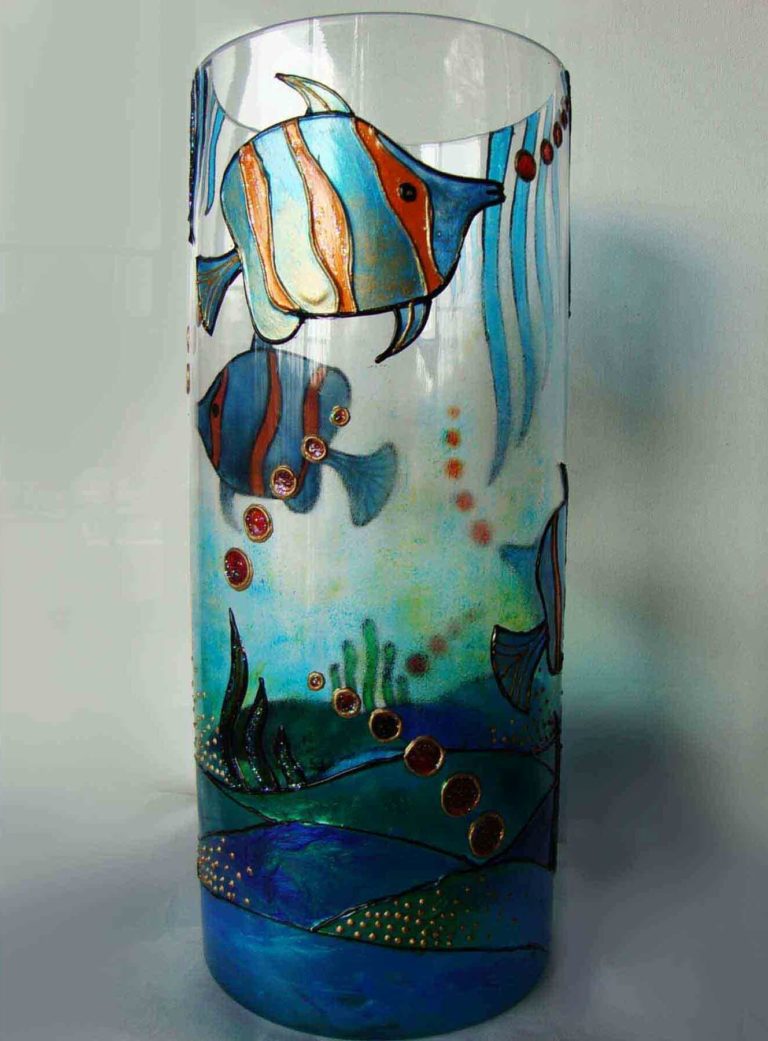 Glass Painting Craft Ideas to Enhance Your Glass Beauty - Live Enhanced