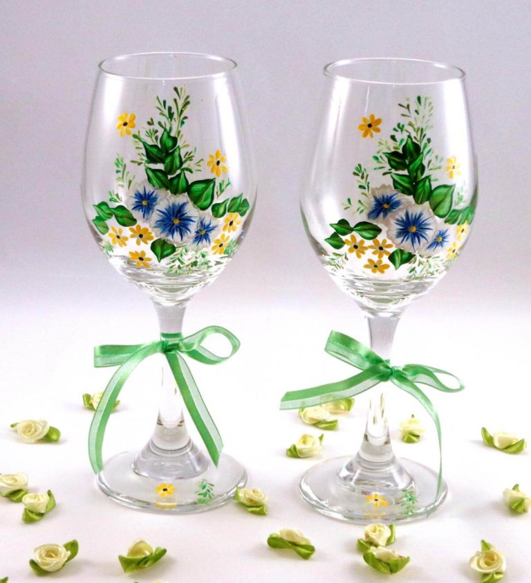 Glass Painting Craft Ideas to Enhance Your Glass Beauty - Live Enhanced