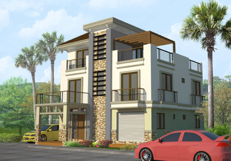 Mesmerizing 3 Storey House Designs With Rooftop - Live Enhanced