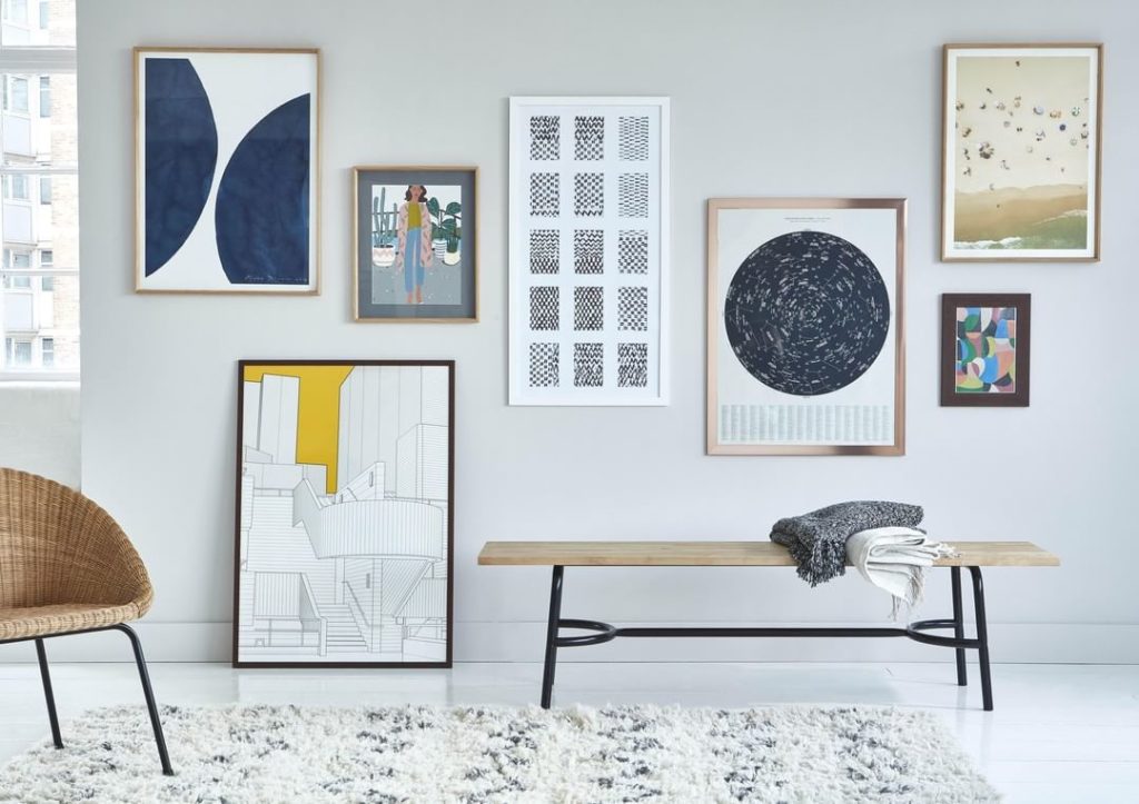 Amazing Picture Wall Design Ideas for Living Room - Live Enhanced