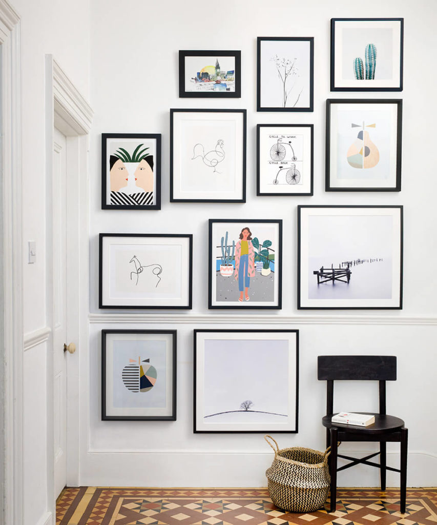 Amazing Picture Wall Design Ideas for Living Room - Live Enhanced