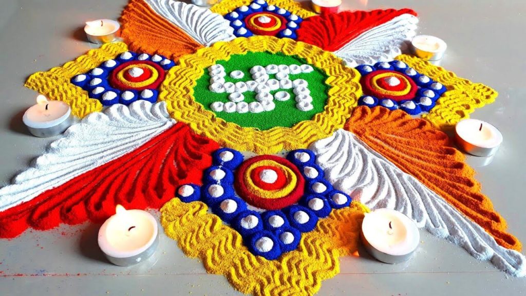 50+ Latest Beautiful Diwali Special Rangoli Collection - Live Enhanced