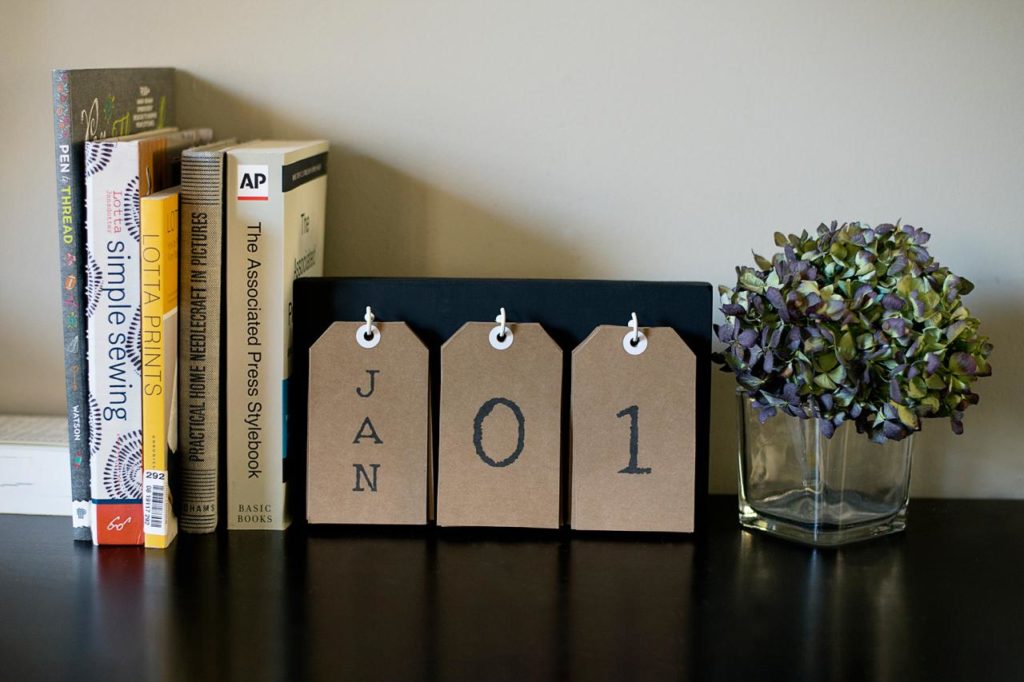 DIY Homemade Calendar Ideas to Start Your New Year - Live Enhanced