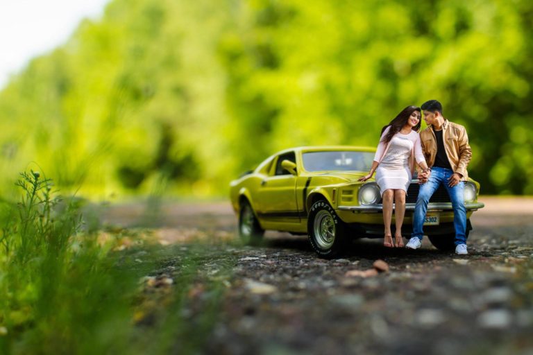 Mesmerizing Miniature Photography Ideas For Pre-Wedding