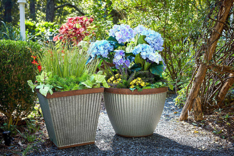 Decorative Resin Pot and Plants for Your Garden - Live Enhanced