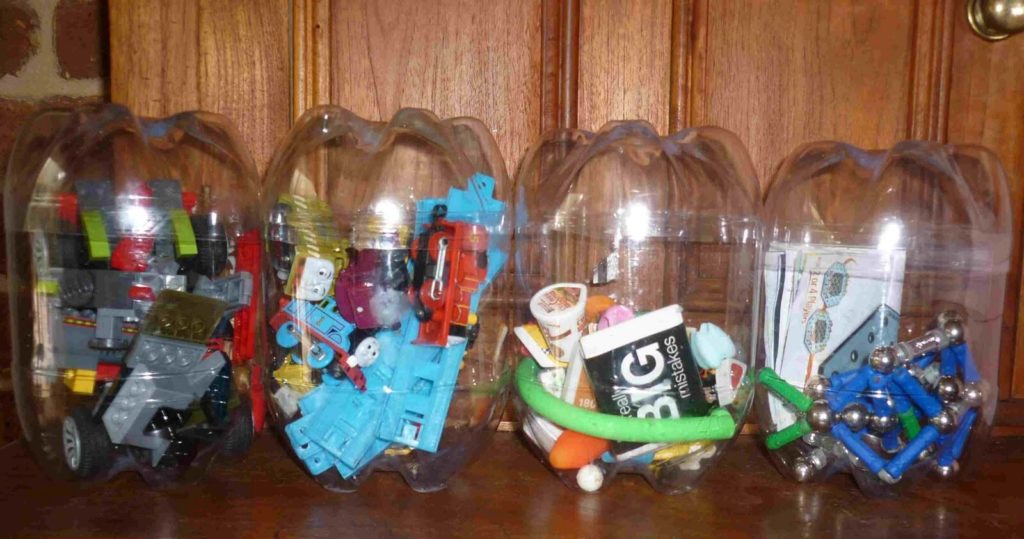 How to Use Old Plastic Bottles into Cool Organizers