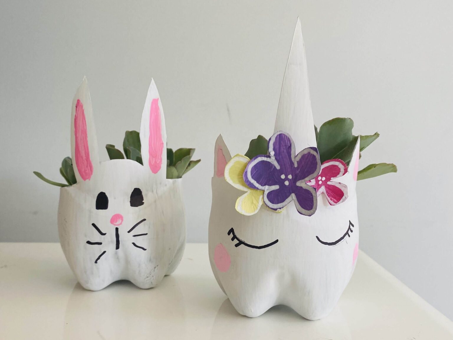 How to Make Beautiful Planters from Plastic Bottles - Live Enhanced