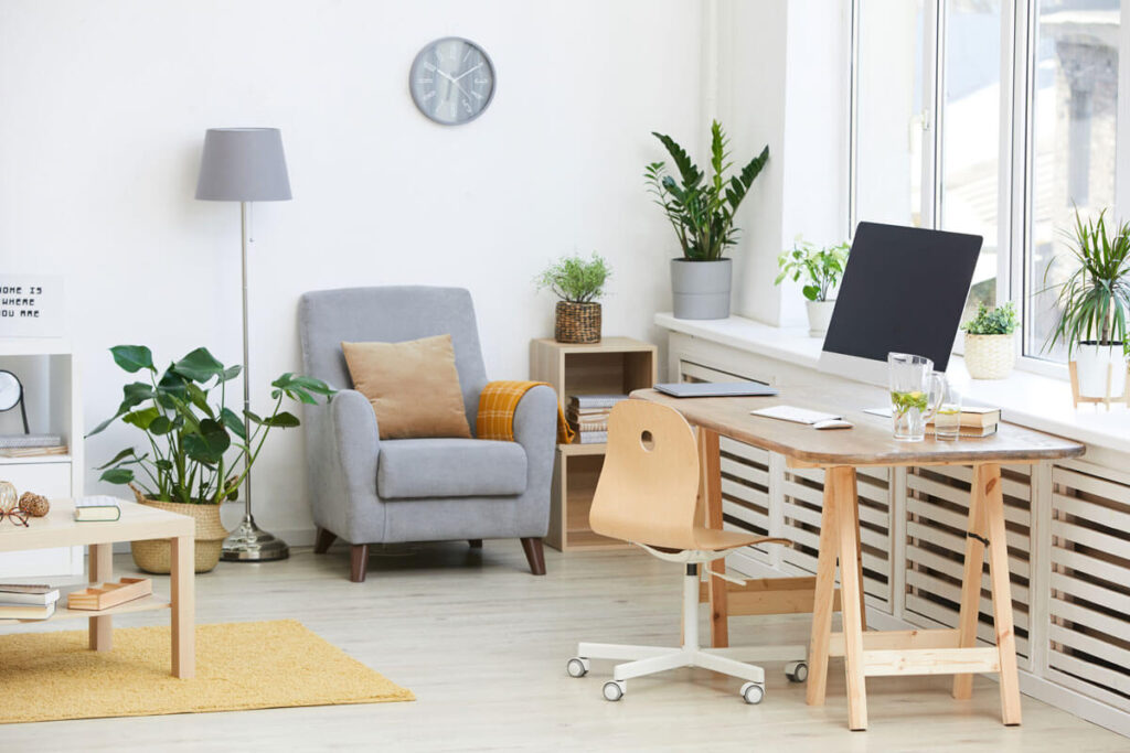 Make Your Home Office Do More with Custom Built Cabinetry!