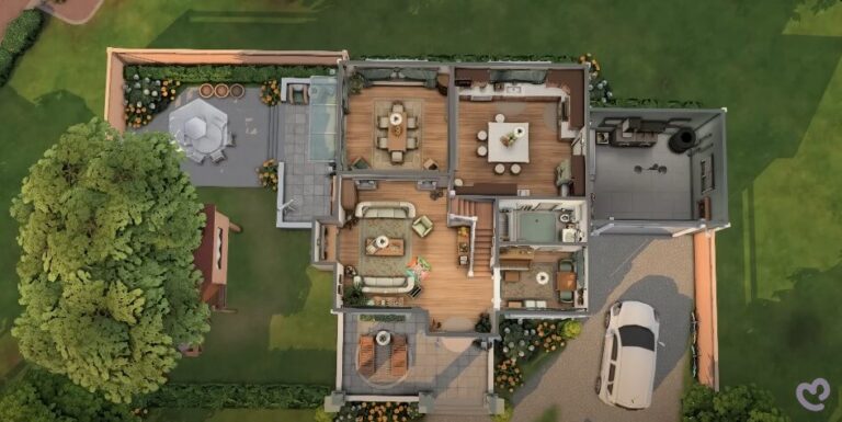 17+ Best Sims 4 House Ideas Easy To Build with Layout - Live Enhanced