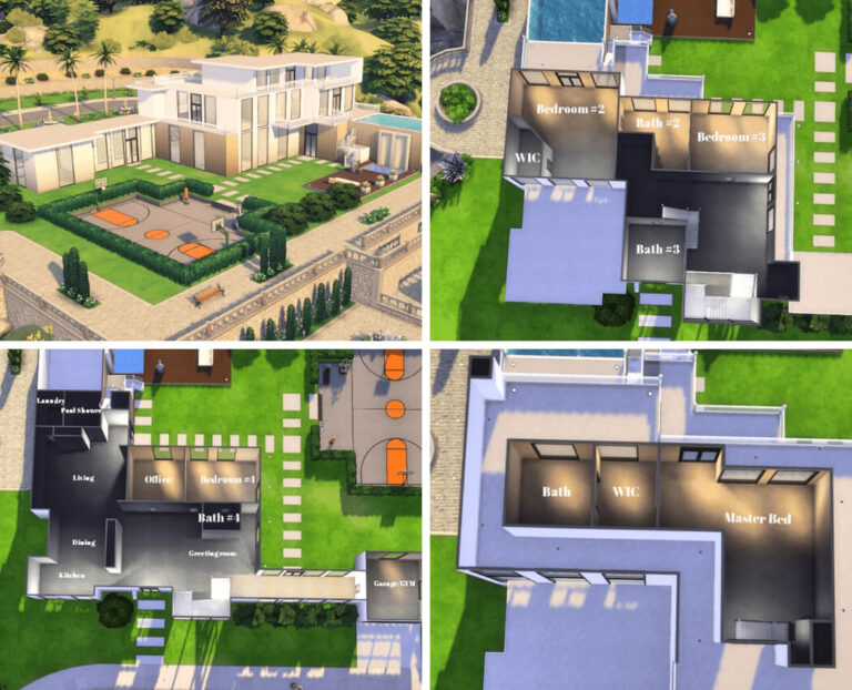 17+ Best Sims 4 House Ideas Easy To Build with Layout - Live Enhanced