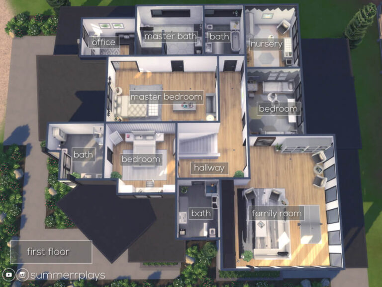 17+ Best Sims 4 House Ideas Easy To Build with Layout - Live Enhanced